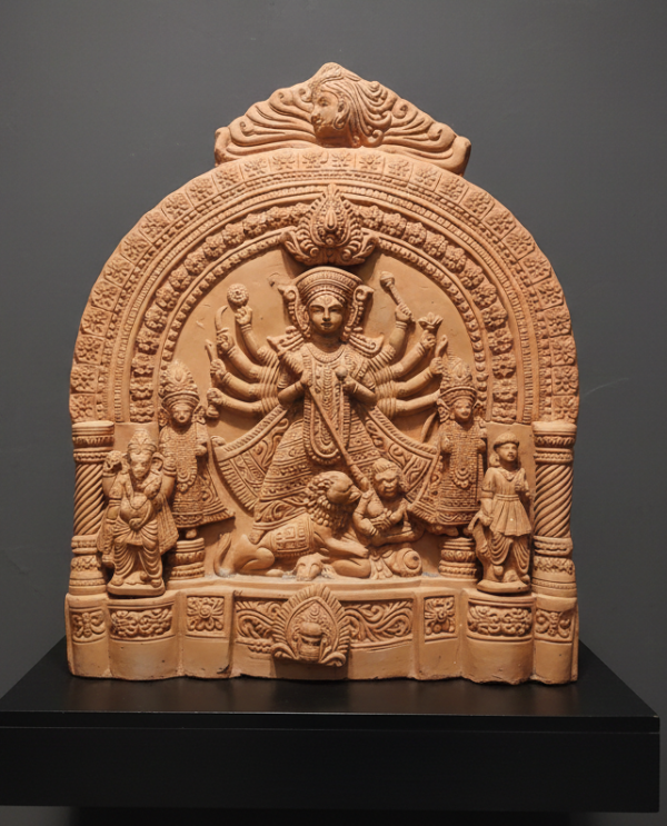 Hindu Goddess Durga and her family. – siddha art creation